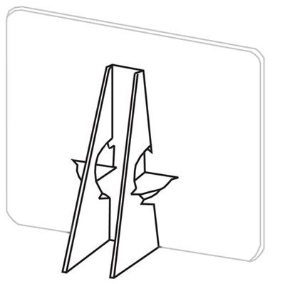 how to make an easel back for a poster